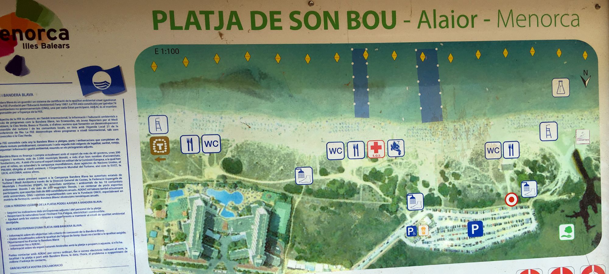 Blue flag beaches Menorca - CalaMenorca.com